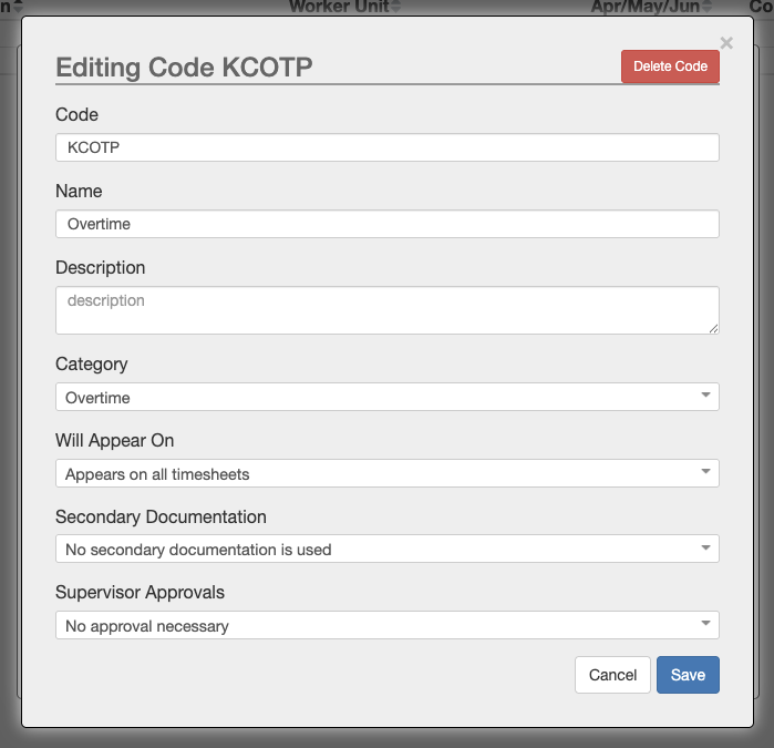 Timesheet Setup - Timesheet Guide